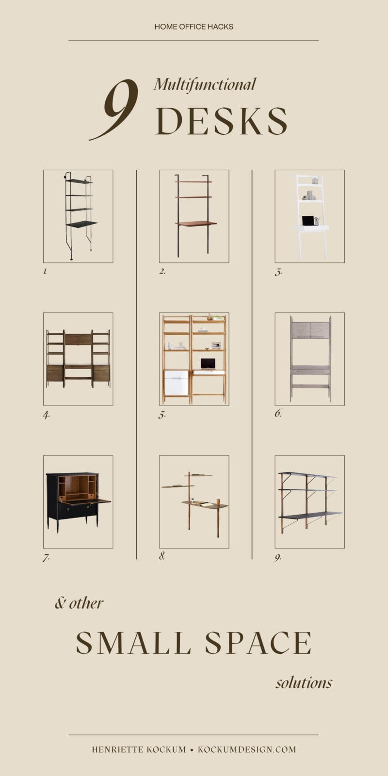 Home Office Hacks For Small Spaces